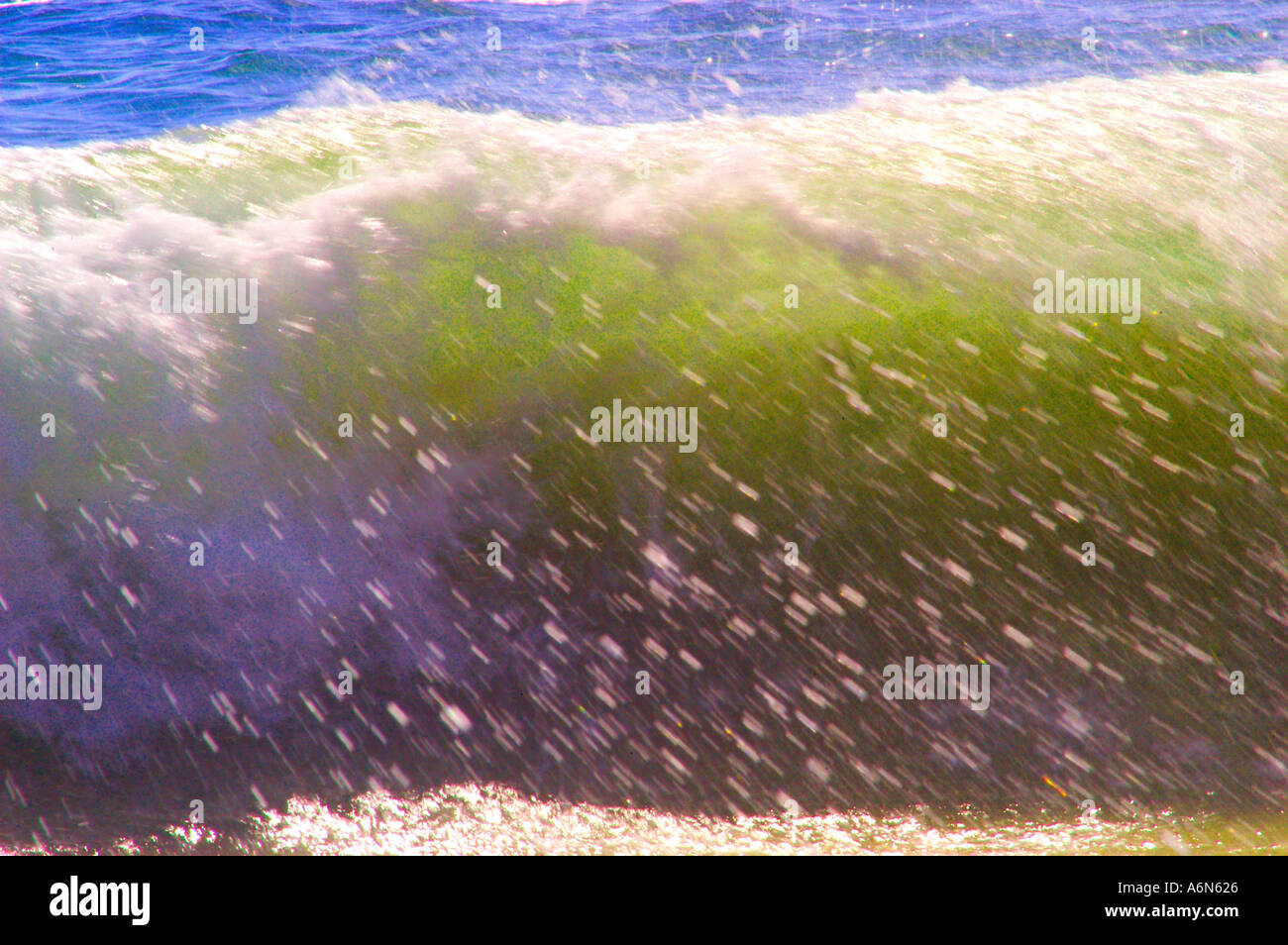 powerful breaking ocean wave Stock Photo - Alamy