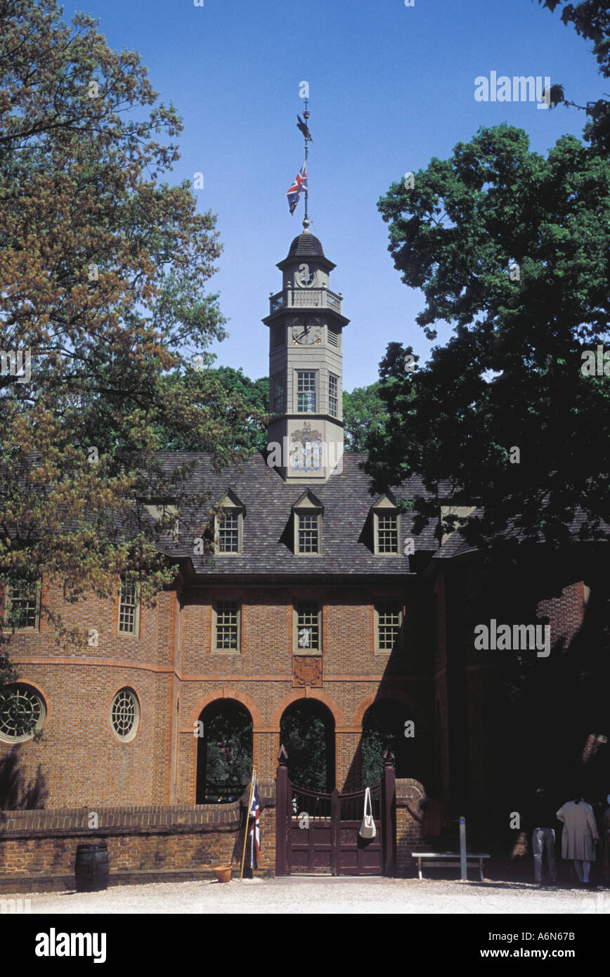 The Capitol, Colonial Williamsburg, Virginia Stock Photo - Alamy