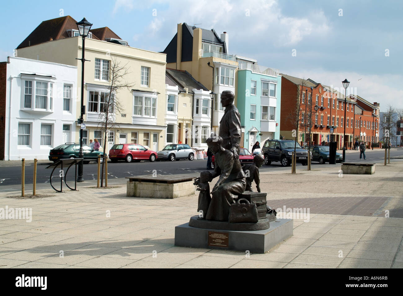 Portsmouth southern England United Kingdom. Sculpture in the Sallyport ...