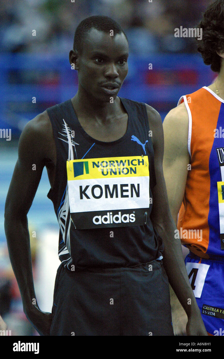 male 1500 metre runner daniel komen from kenya Stock Photo - Alamy