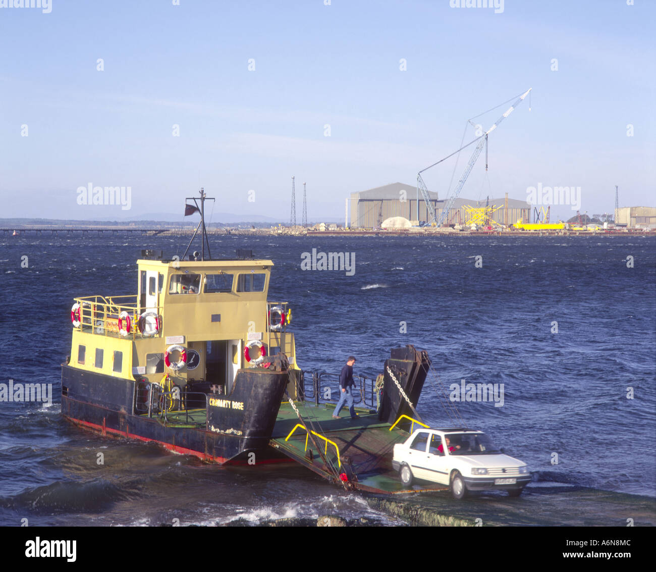 Invergordon Cromarty Firth Ferry Stock Photo - Alamy