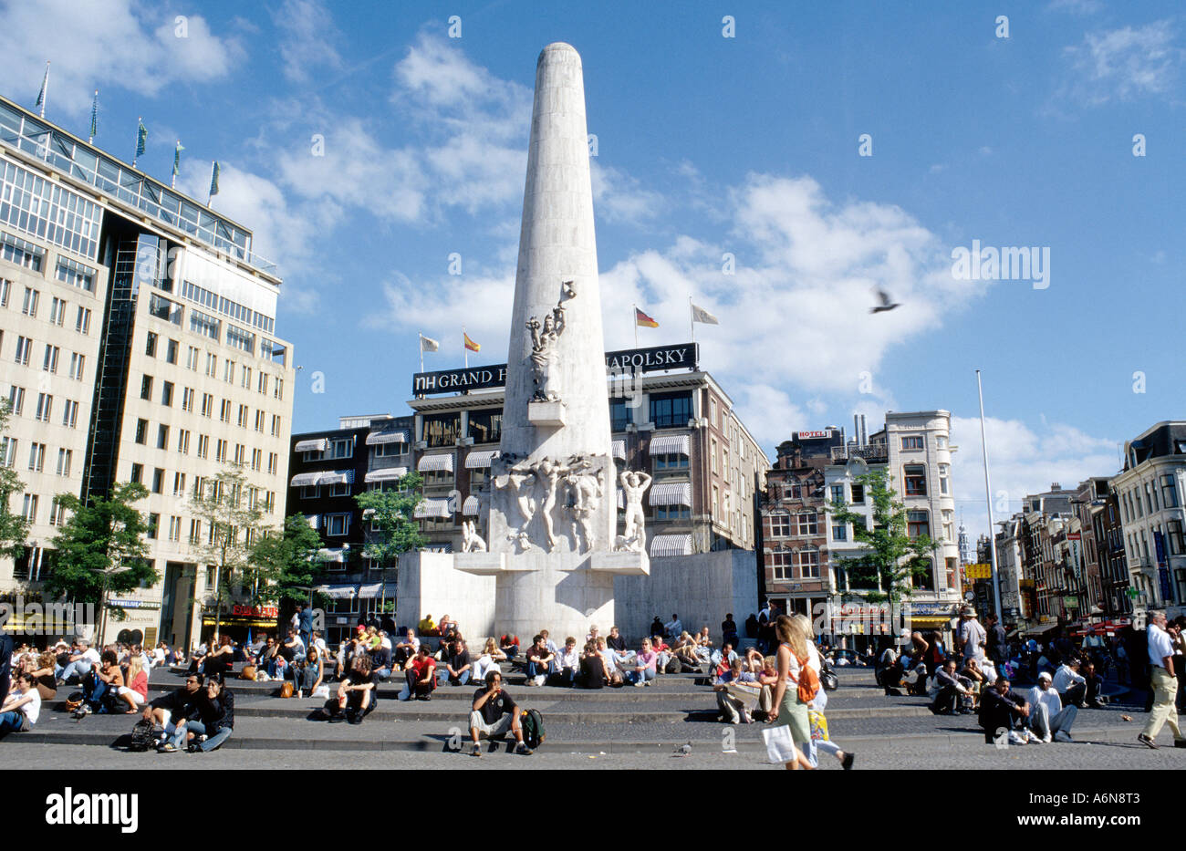 Amsterdam city centre Stock Photo - Alamy