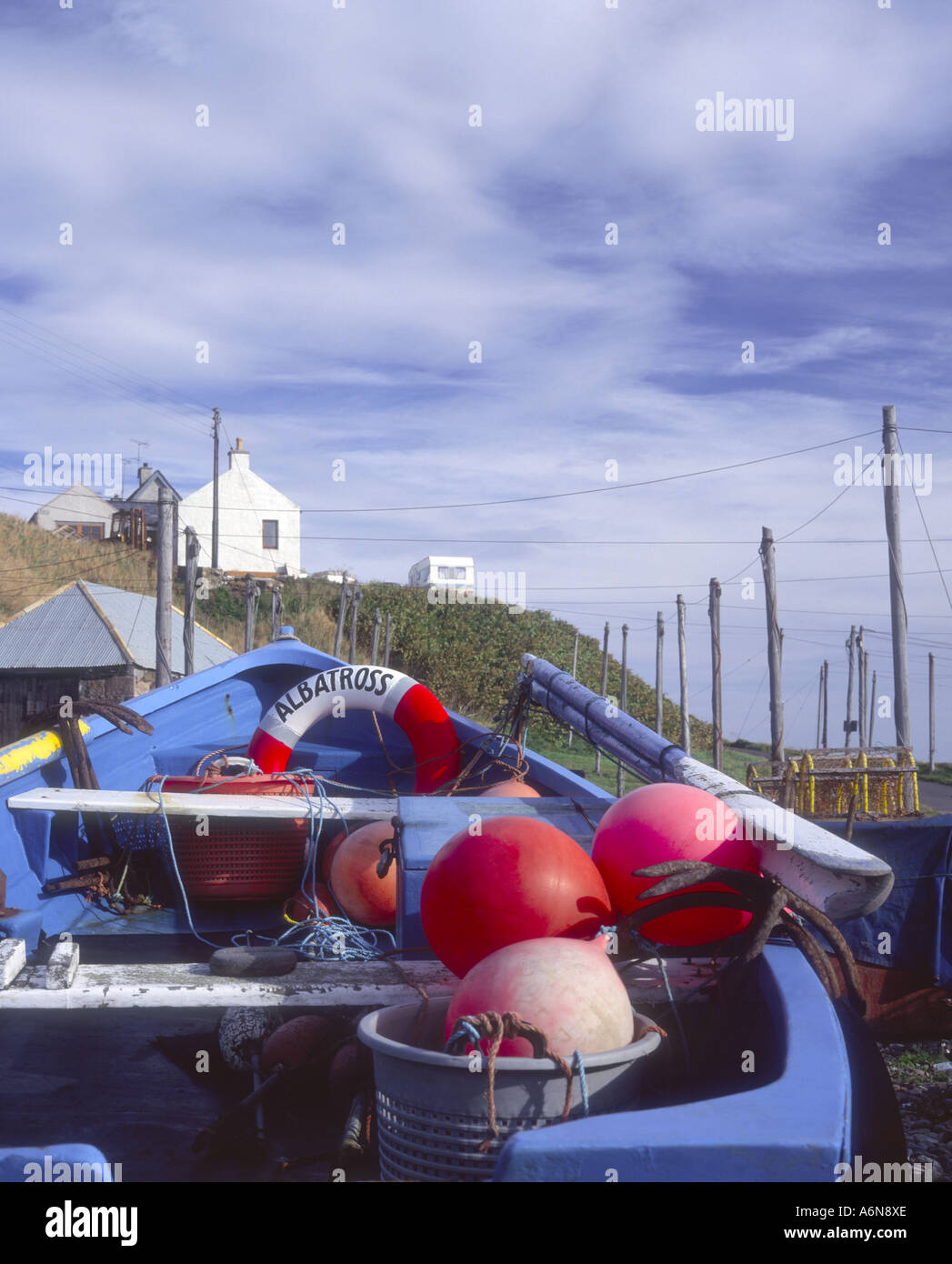 Small Scottish Fishing Harbour Cove Stock Photos & Small Scottish ...