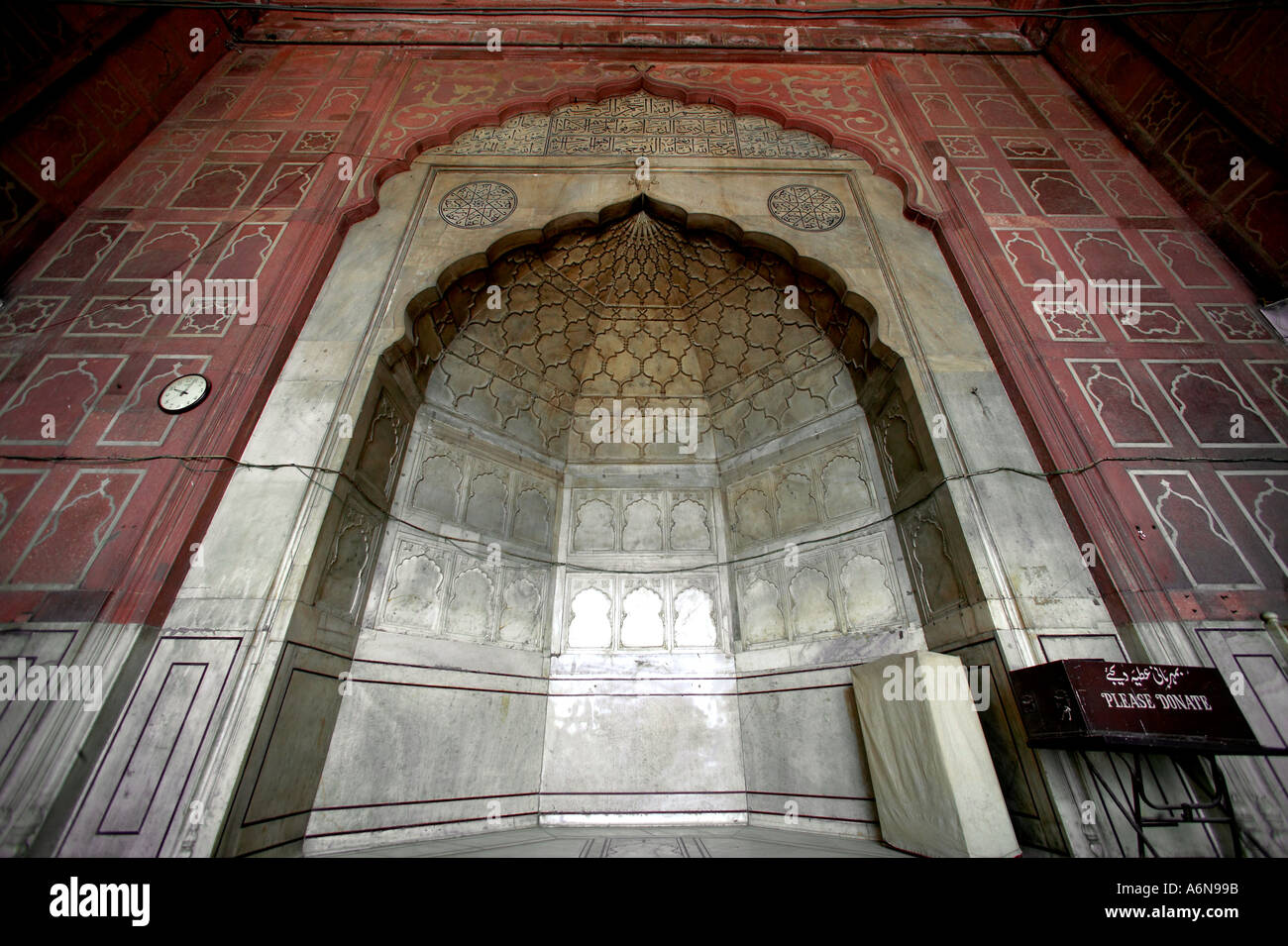 inside Jama Masjid Mosque Complex Old Delhi India Stock Photo - Alamy