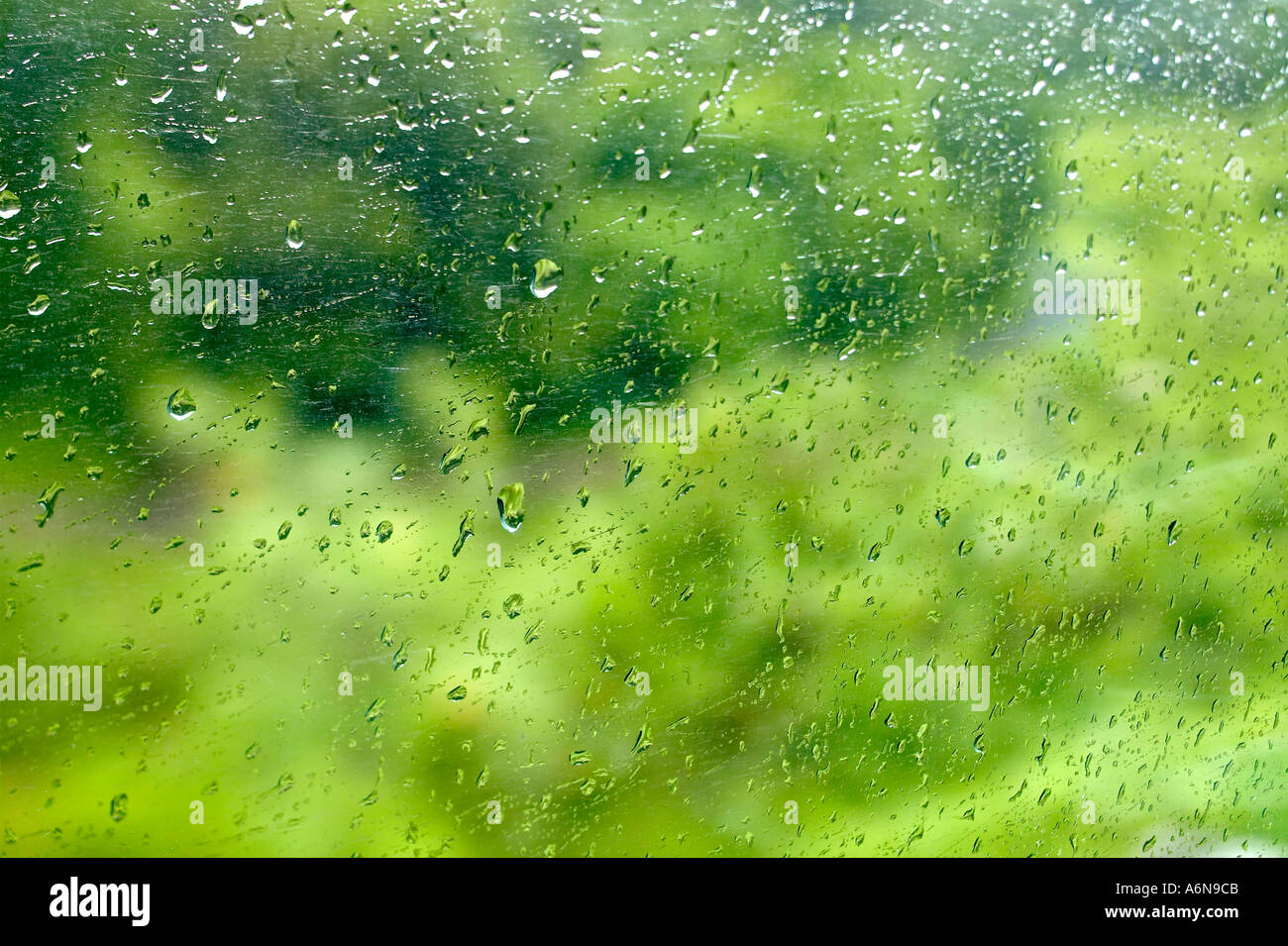 Water Drops On New Rajdhani train India Stock Photo - Alamy