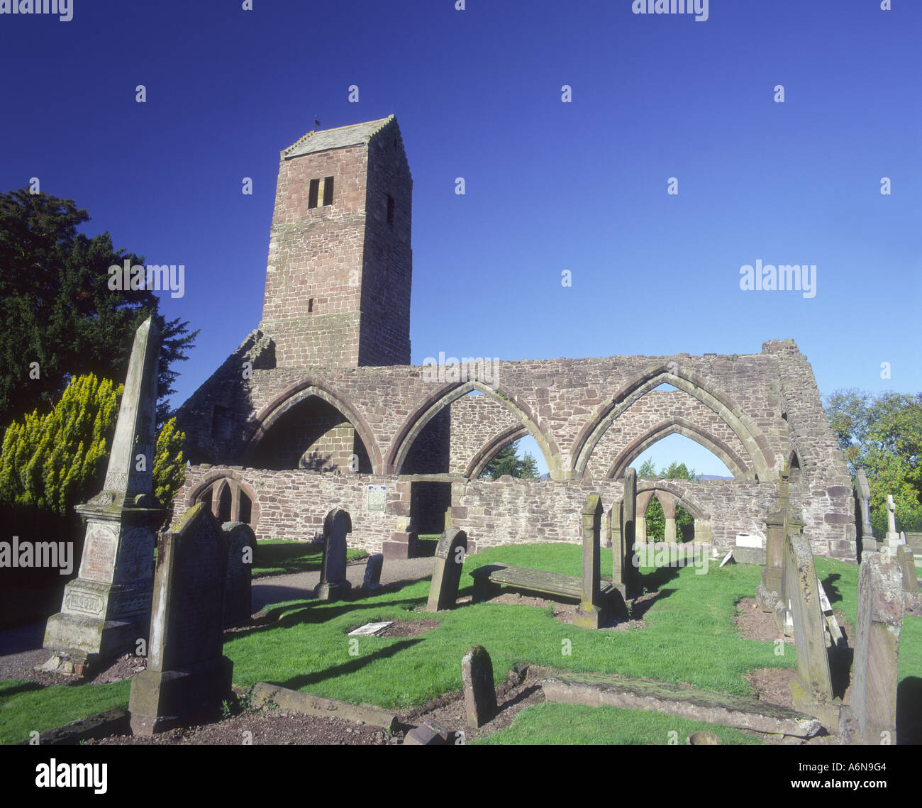 The Old Church Muthill Perthshire Stock Photo - Alamy