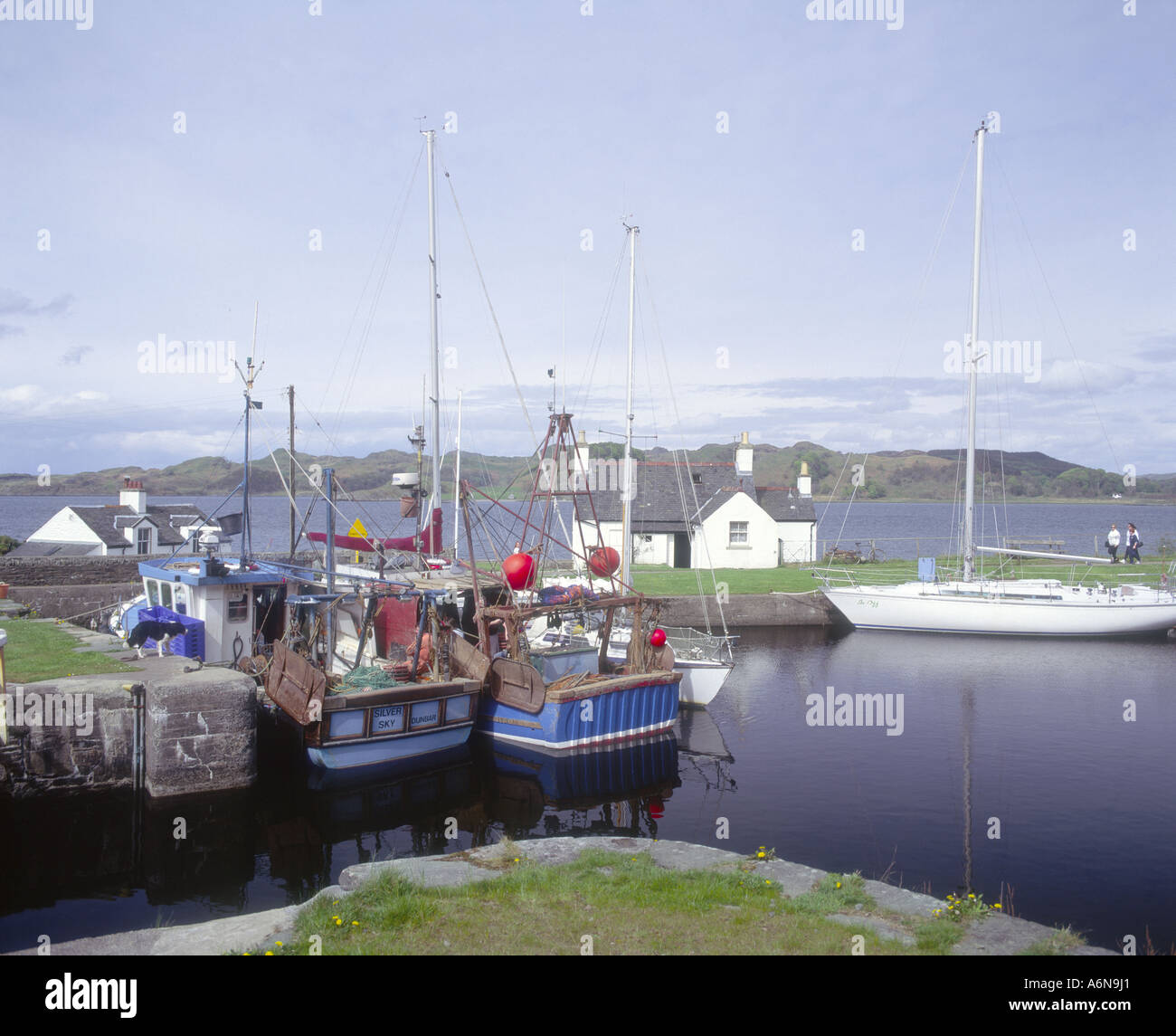 Crinan canal at lochgilphead hi-res stock photography and images - Alamy