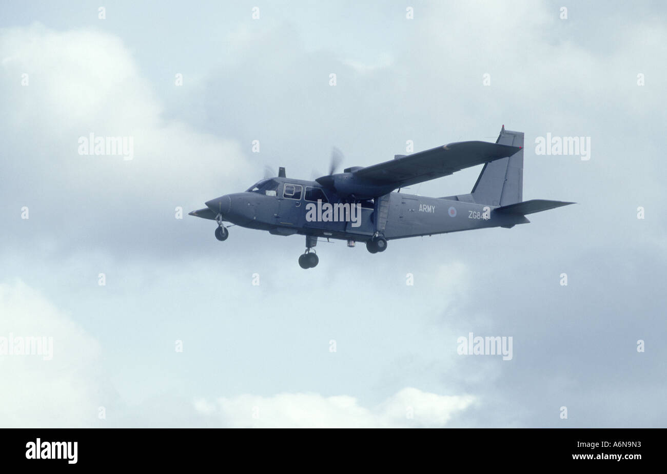 PBN 2T Islander Defender AL1 Army light aircraft. GAV 2299-239 Stock ...