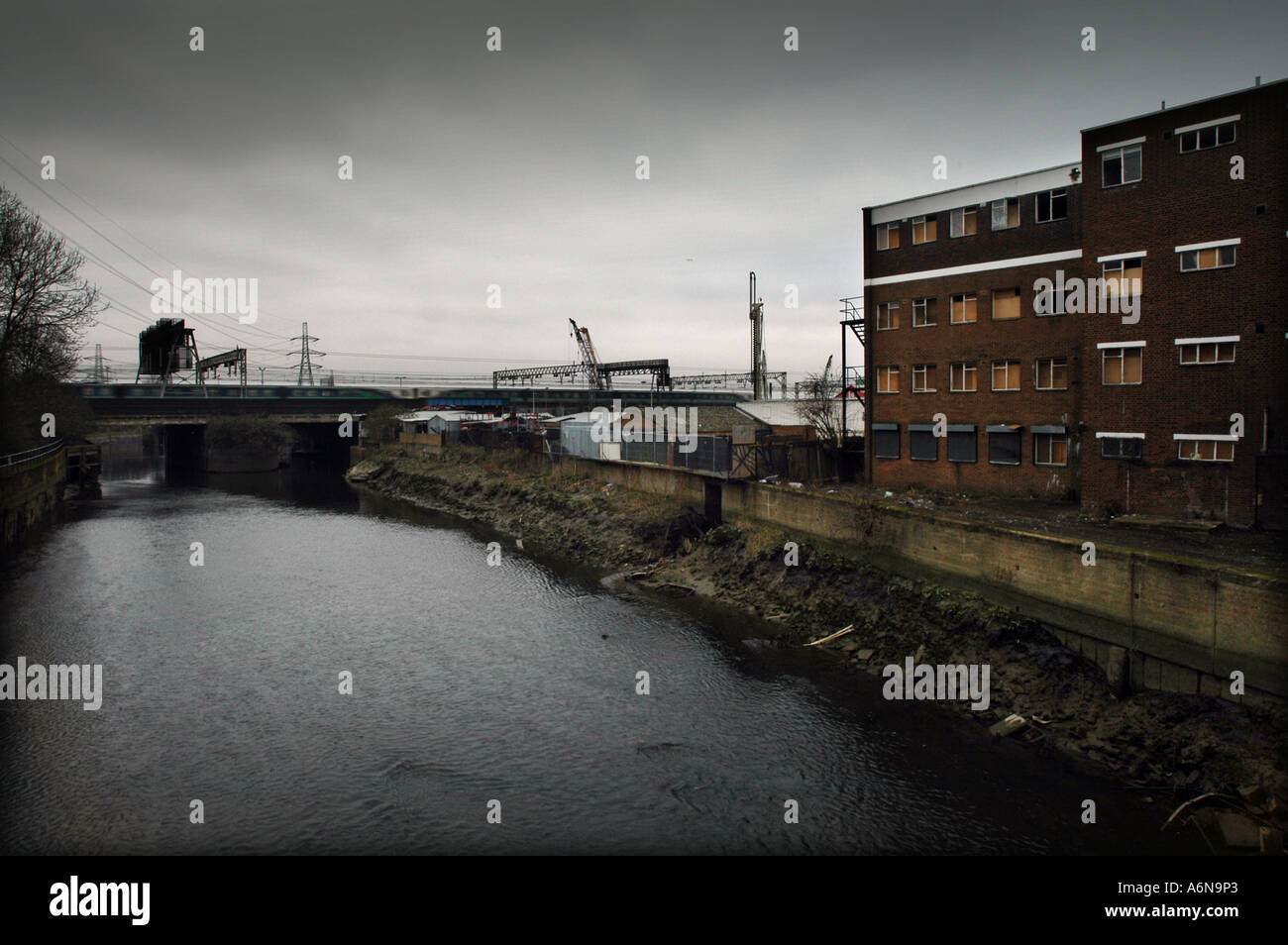 Olympic 2012 site in Stratford East London photographed in March 2006 ...