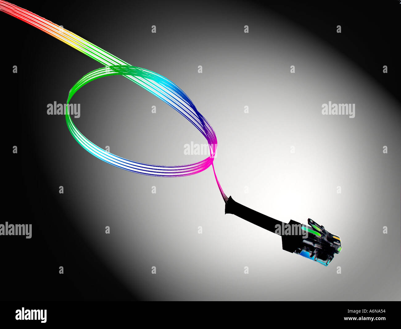 Modular phone plug Stock Photo - Alamy