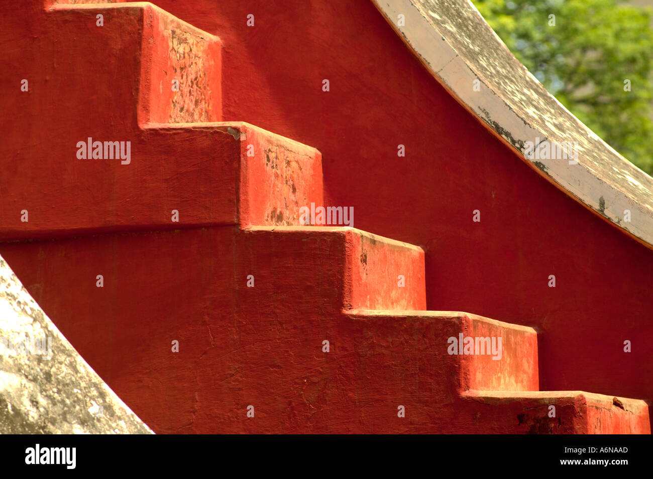 AAD90374 Five steps going up at Jantar Mantar astronomical observatory ...