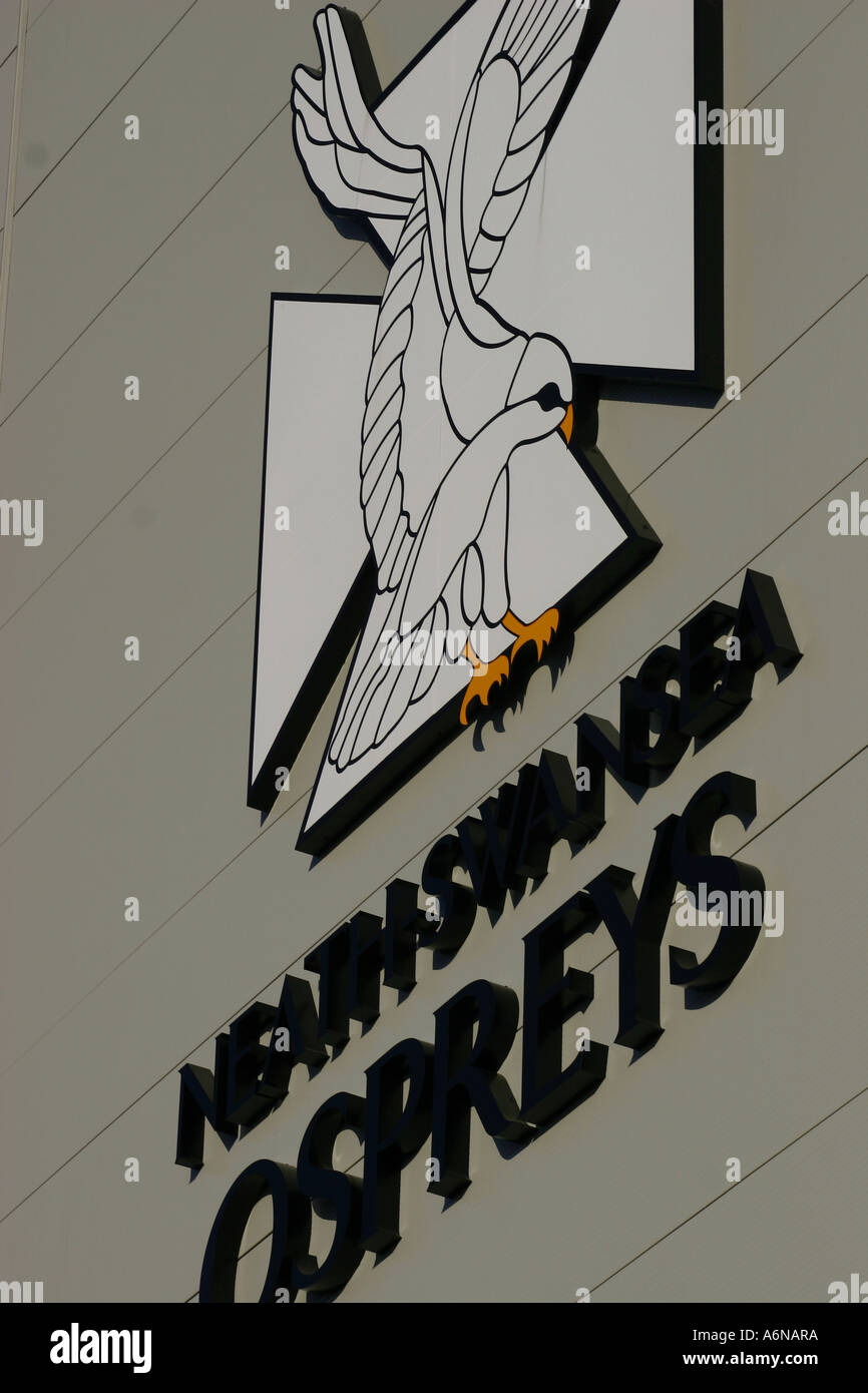 Neath Swansea Ospreys Football Stadium Stock Photo - Alamy