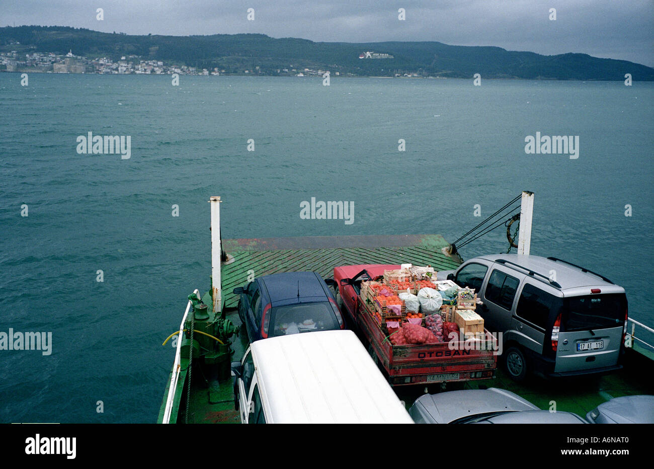 Turkey. Shipping passing through and across the Dardanelles ...