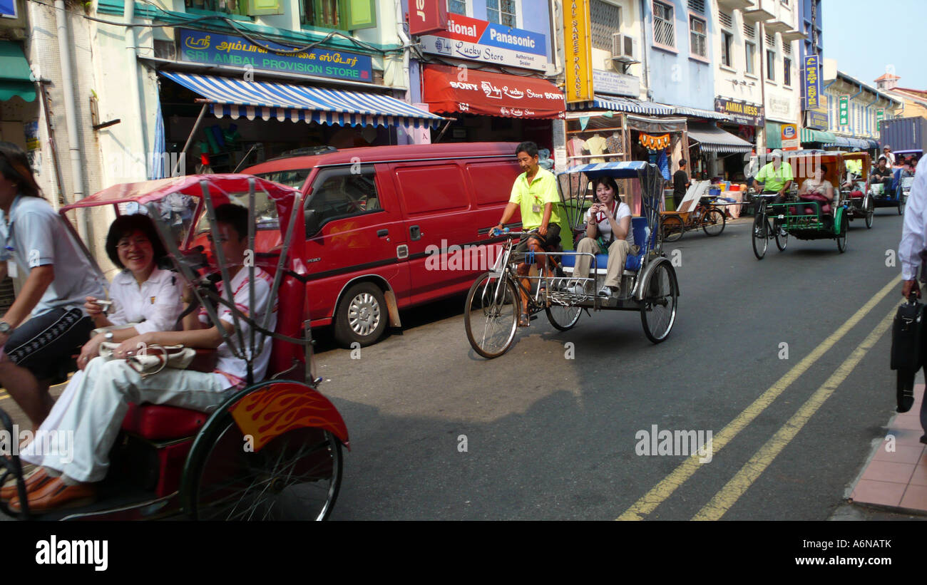 Rickshaw Little India Singapore Malaysia Stock Photo - Alamy