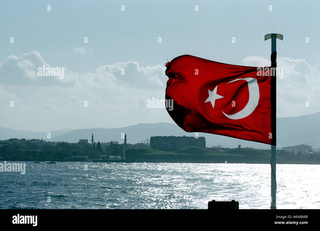 Turkey. Shipping passing through and across the Dardanelles ...