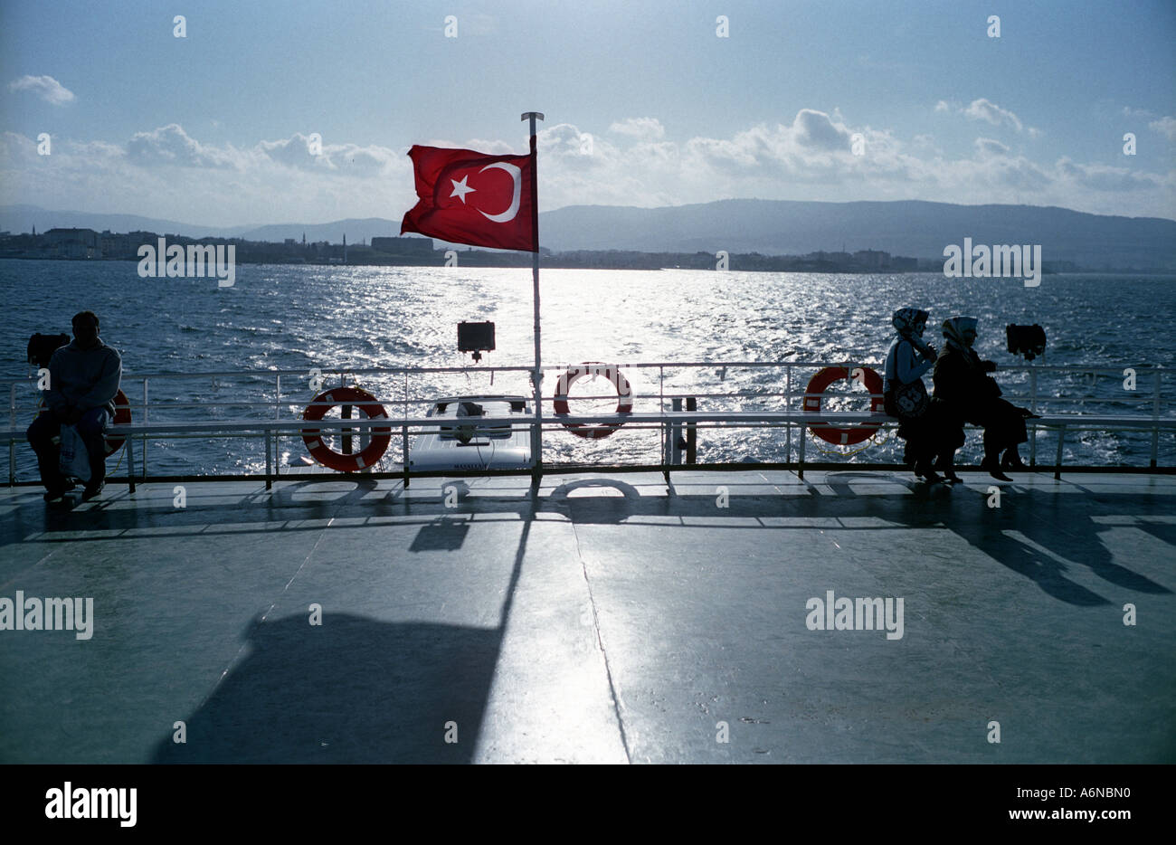 Turkey. Shipping passing through and across the Dardanelles ...
