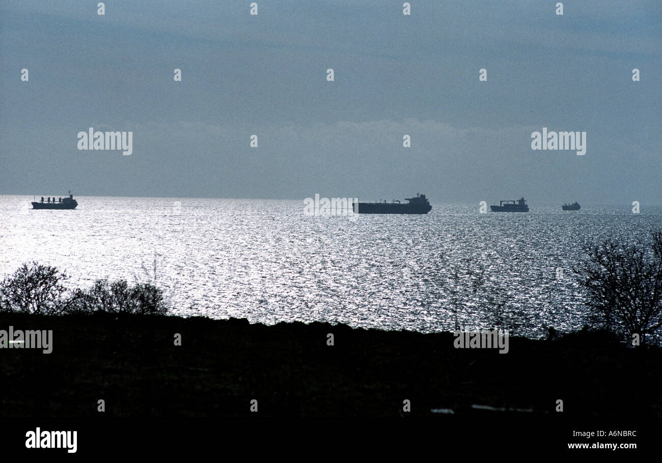 Turkey. Shipping passing through and across the Dardanelles ...
