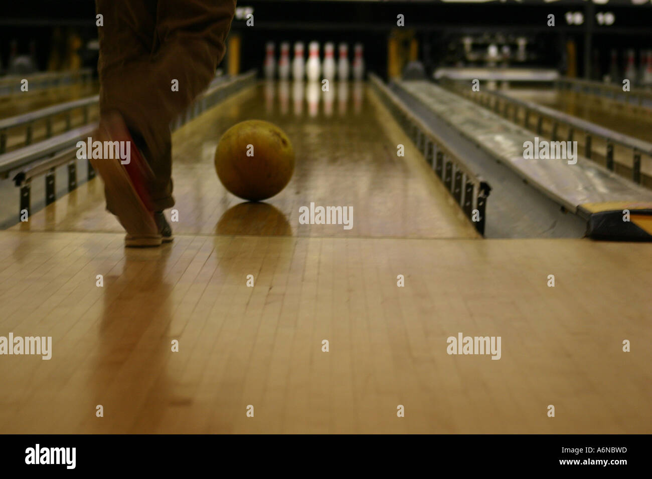 Ten Pin Bowling Stock Photo - Alamy