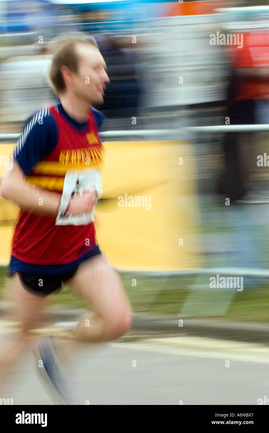Men woman running the nike milton half marathon hi-res stock ...
