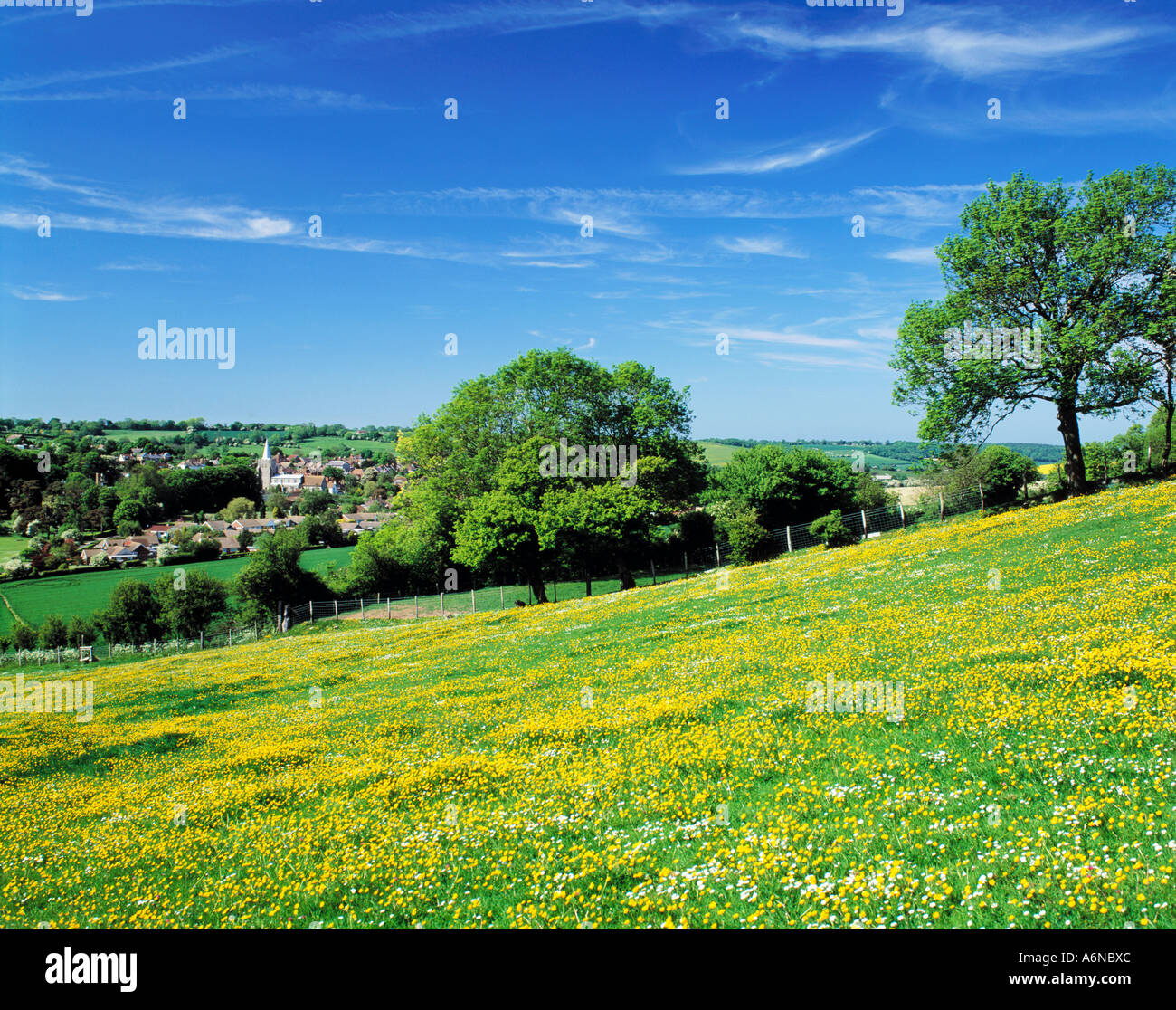 GB KENT THE ELHAM VALLEY Stock Photo - Alamy