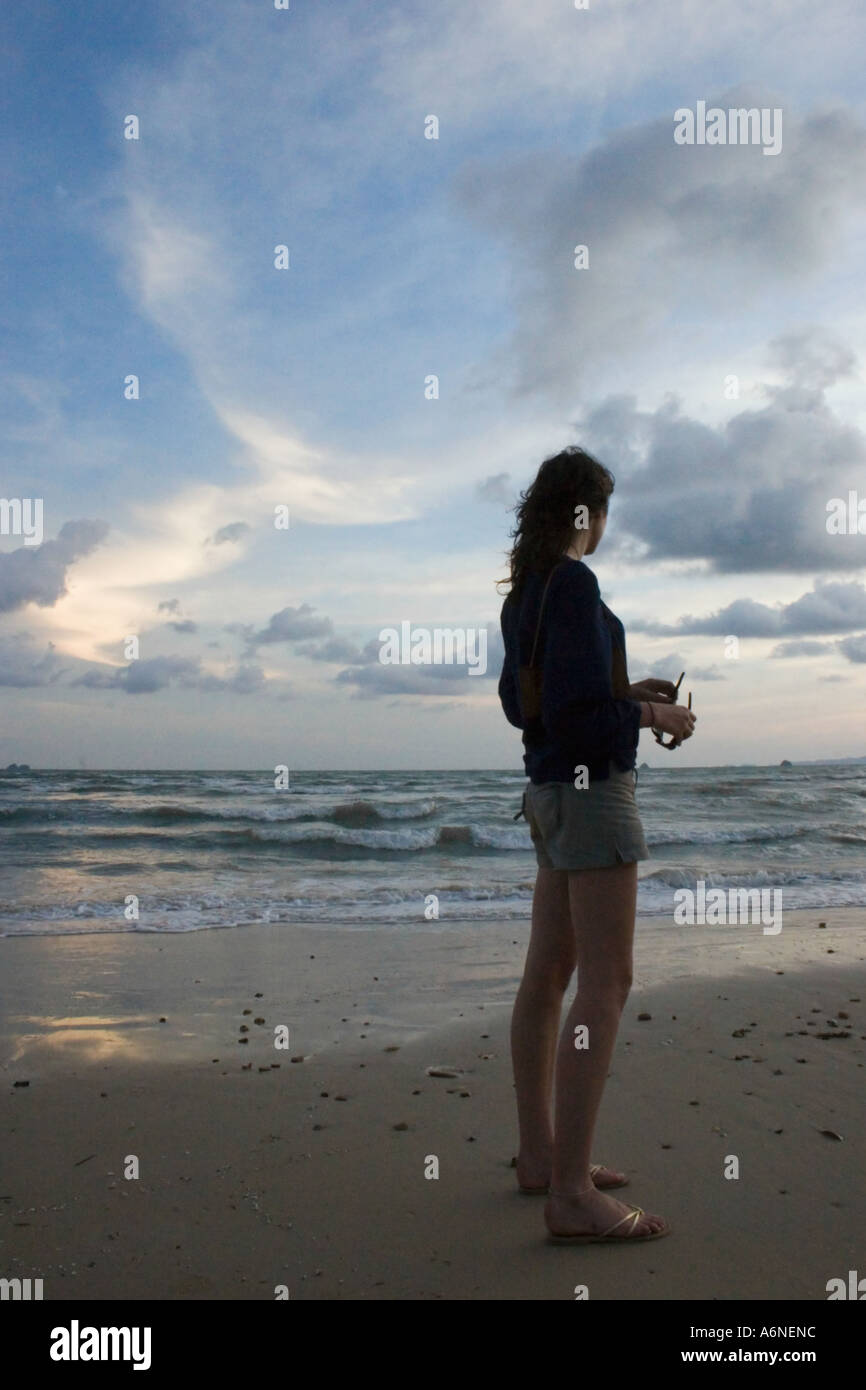 Lady sweeping silhouette hi-res stock photography and images - Alamy