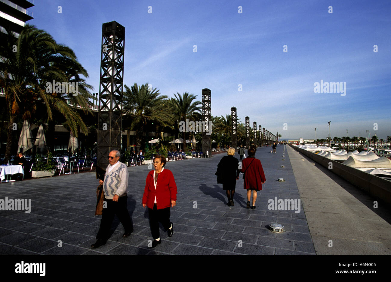 Olympic Port area, Barcelona, Spain Stock Photo - Alamy
