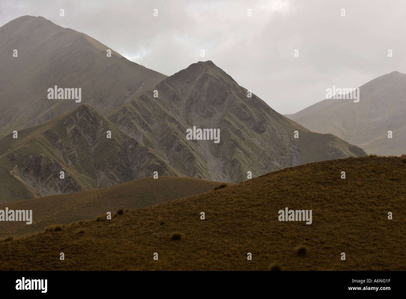 Mount Cook Range of Southern Alp in scenic New Zealand Stock Photo - Alamy