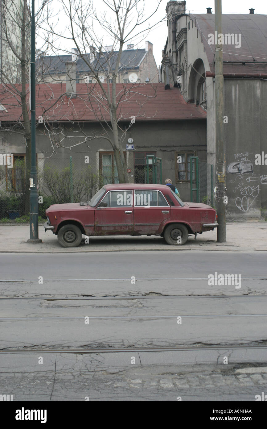 Parking problem in Krakow Stock Photo - Alamy