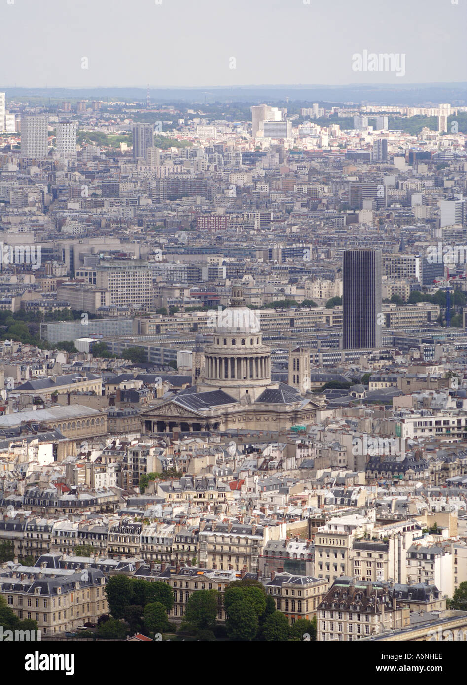 Paris cityscape with the Pantheon centre stage France Stock Photo - Alamy