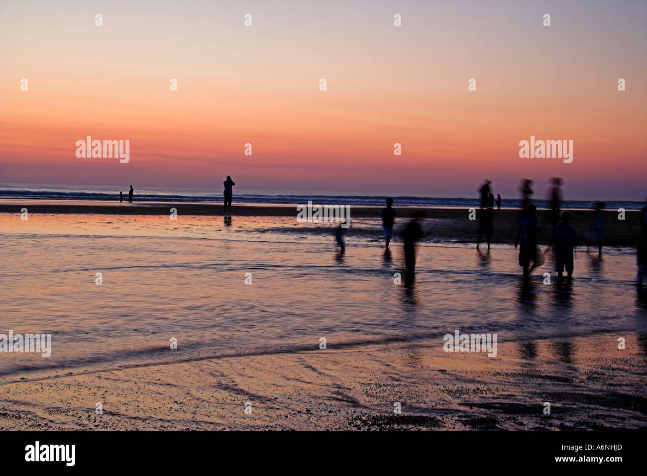 Meeting on the beach Stock Photo - Alamy