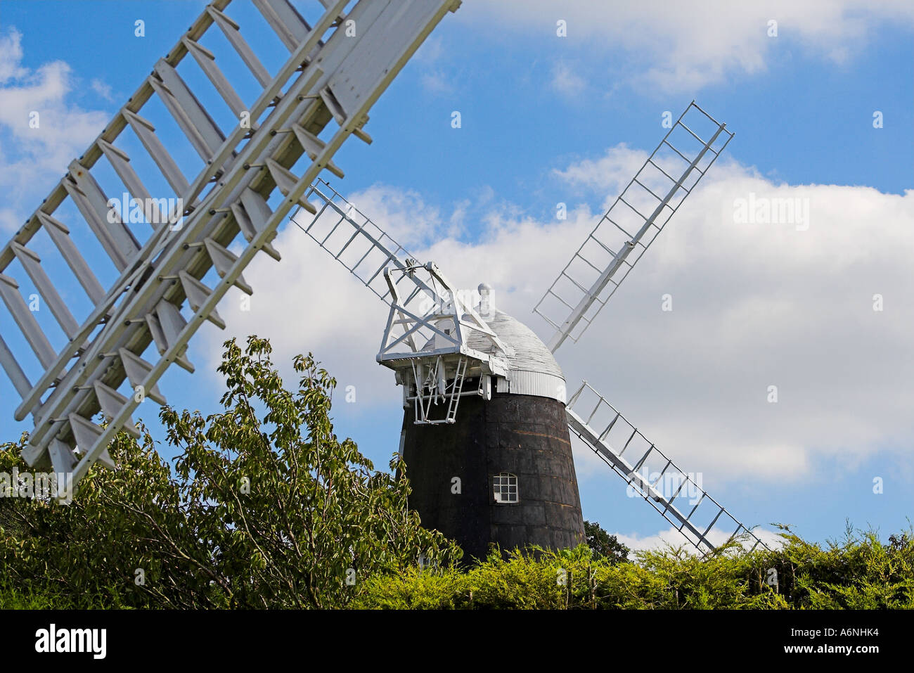 The two windmills Stock Photo - Alamy