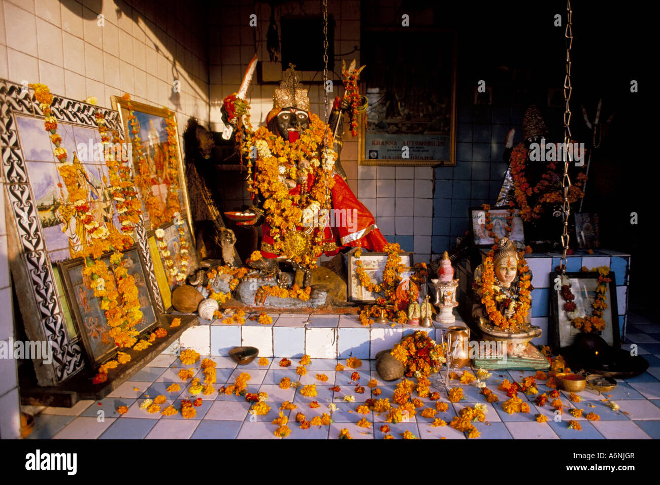 Kali Hindu goddess of destruction Totem India Asia Stock Photo - Alamy