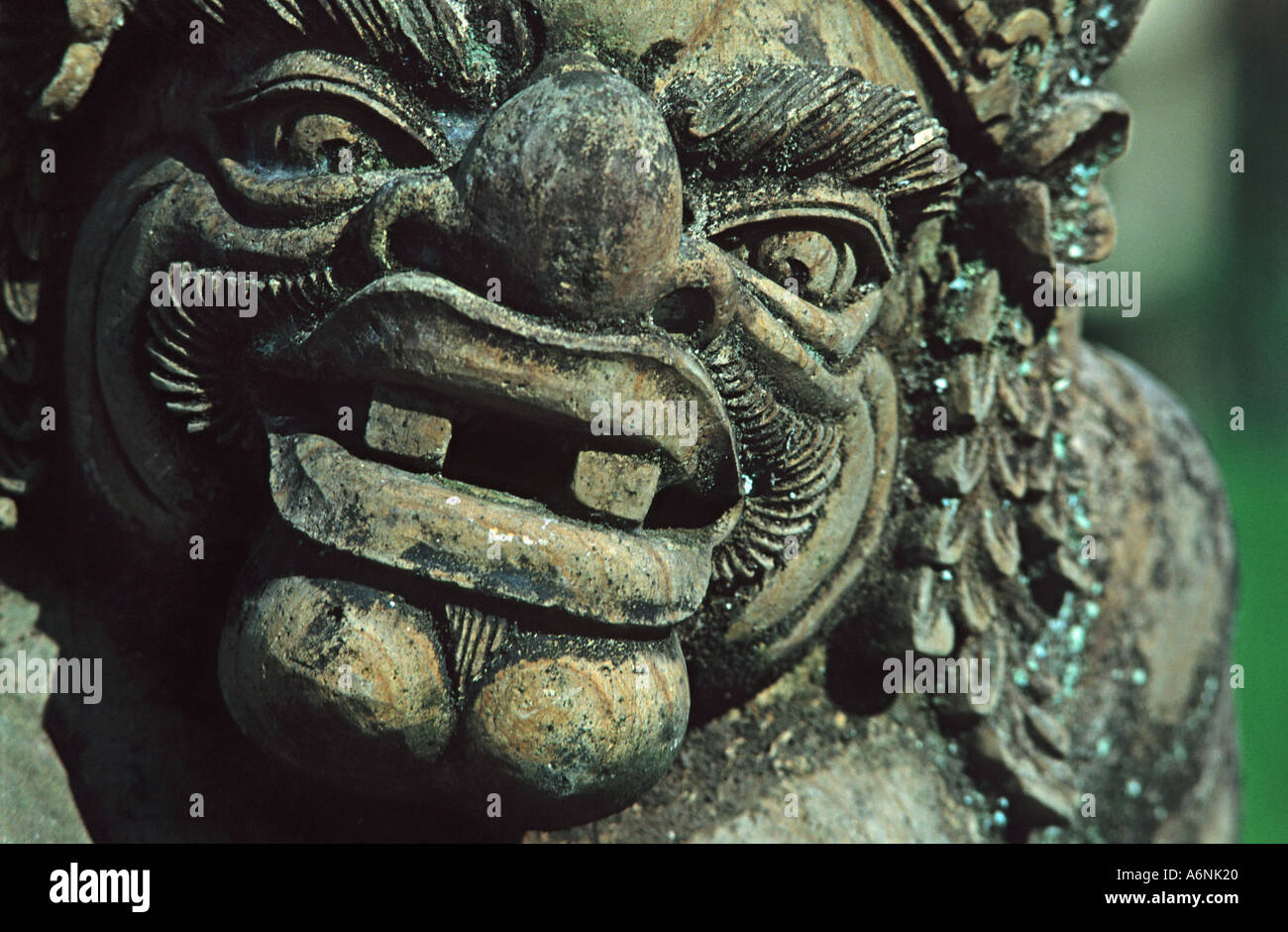 Detail of Balinese stone carving Ubud Bali Indonesia Stock Photo - Alamy