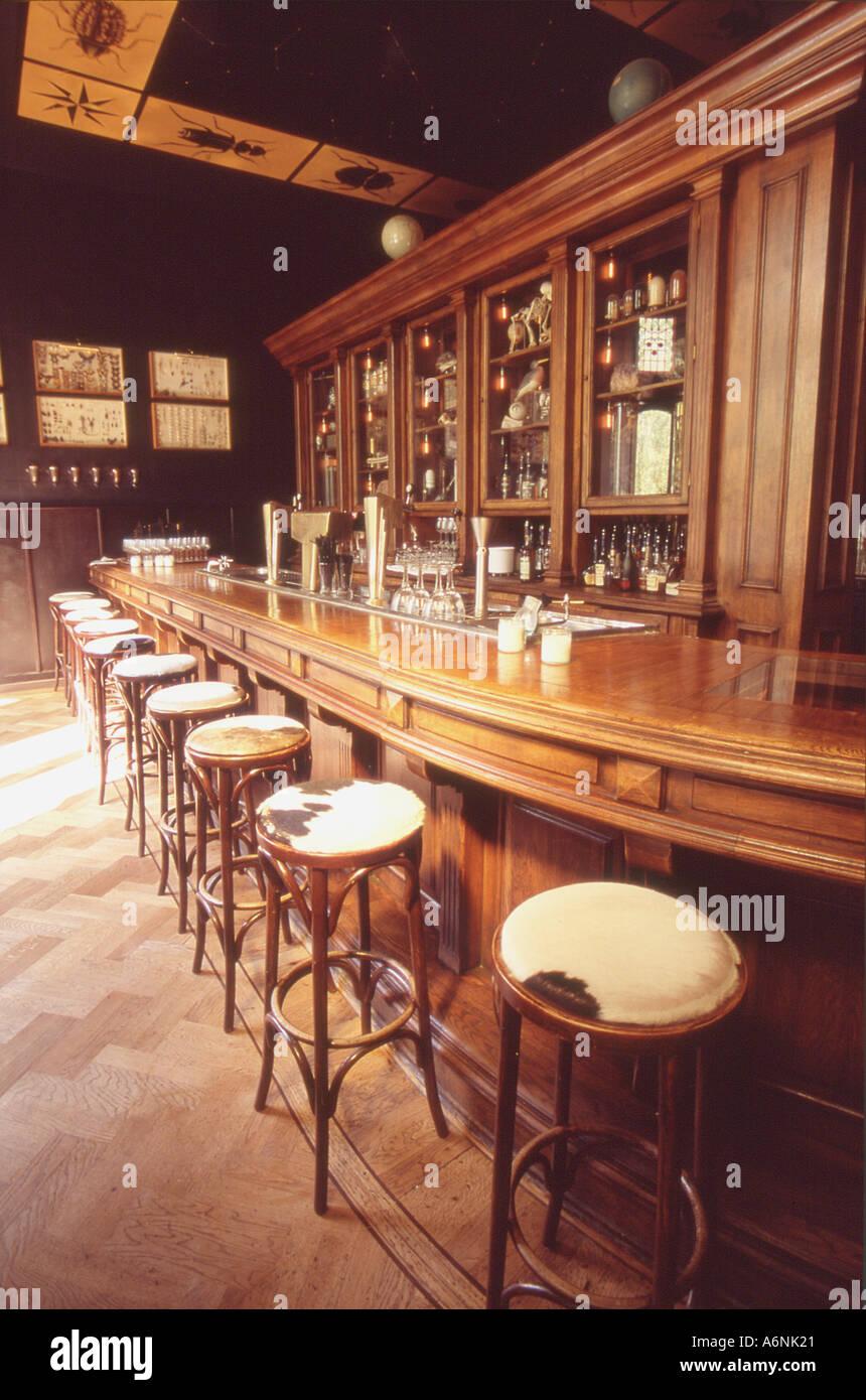 Colonial style bar and restaurant at De Kroon in Amsterdam Stock Photo ...