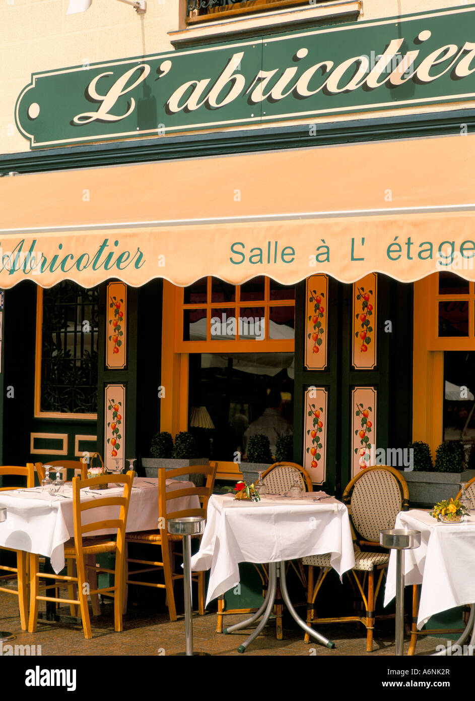 Cafe Honfleur Normandy France Europe Stock Photo - Alamy