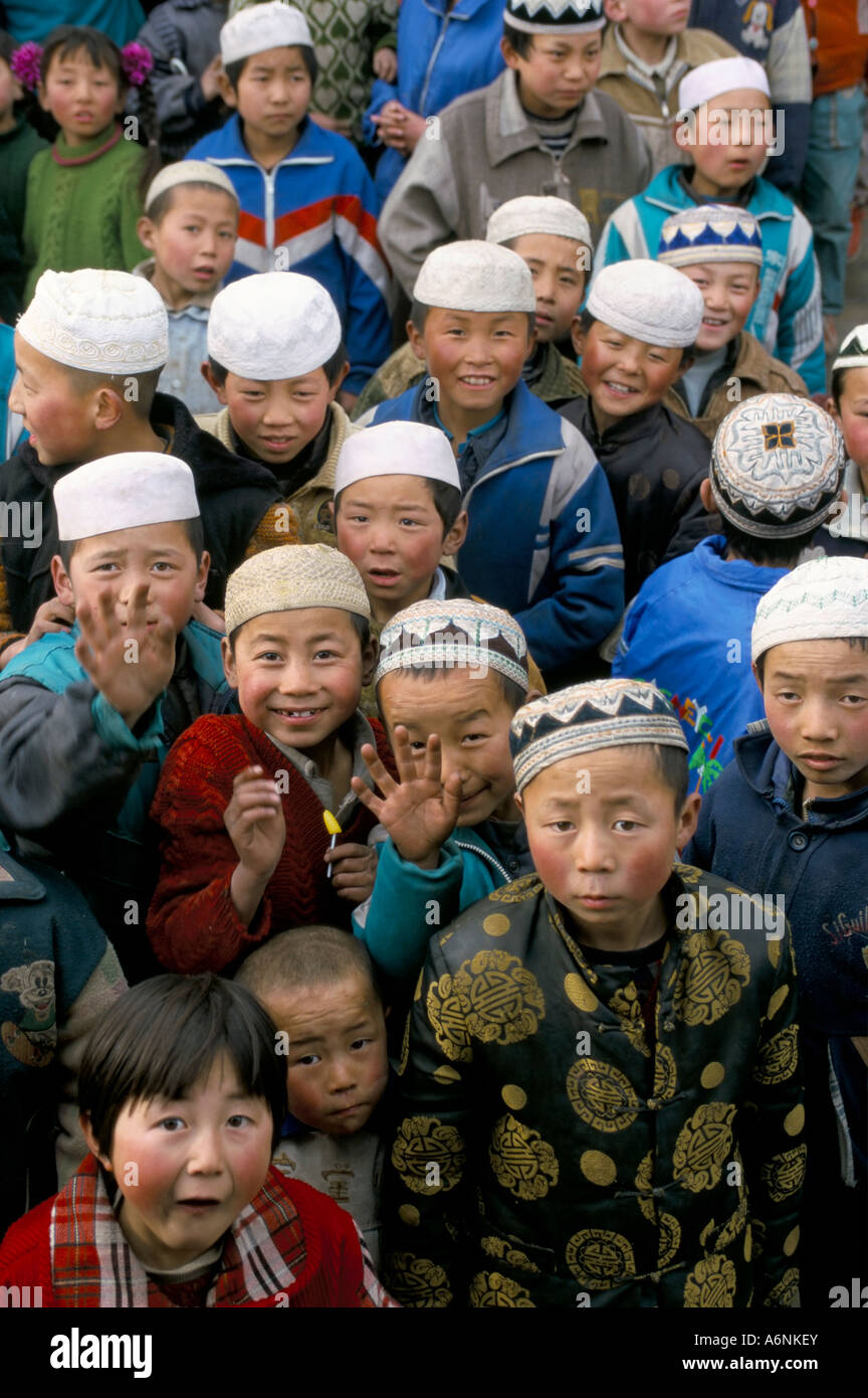Strong Muslim or Hui presence Gansu province China Asia Stock Photo - Alamy