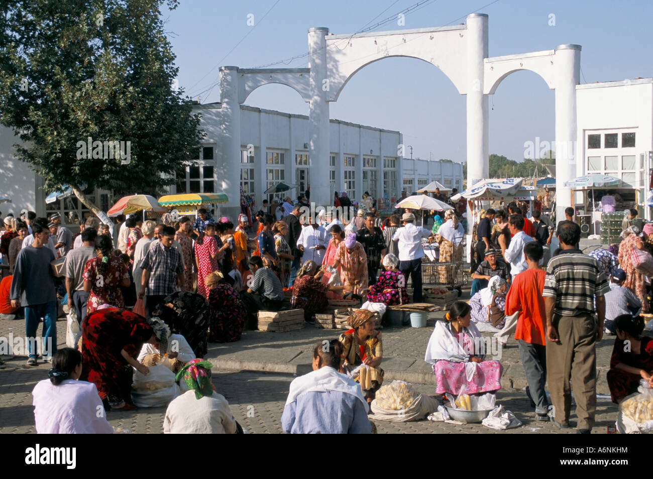 Central market Samarkand Uzbekistan Central Asia Asia Stock Photo - Alamy