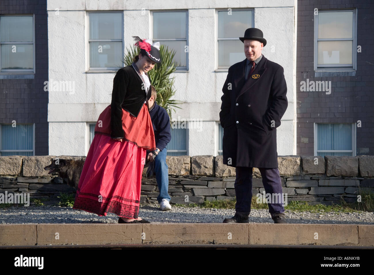 Victorian weekend October 2005 at Ffestiniog Steam Railway at ...