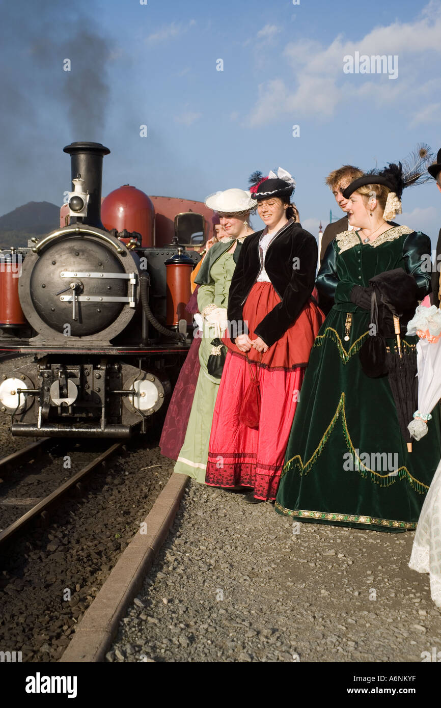 Victorian weekend October 2005 at Ffestiniog Steam Railway at ...