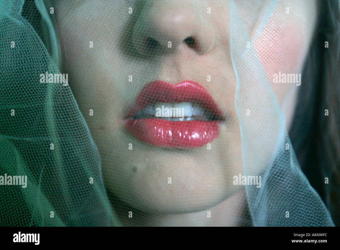 a woman s face of deep emotions Stock Photo - Alamy