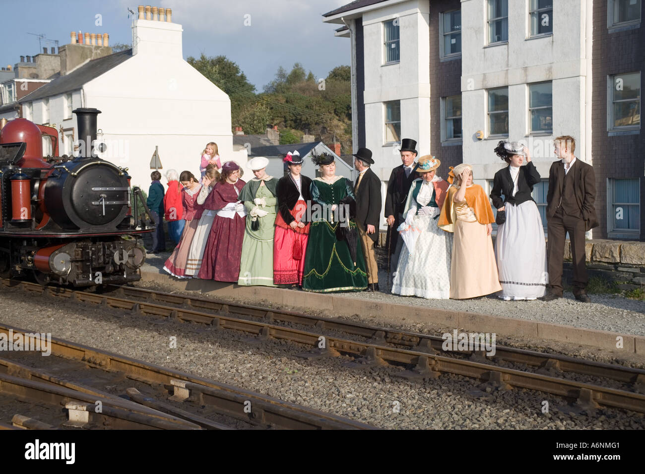 Victorian weekend October 2005 at Ffestiniog Steam Railway at ...