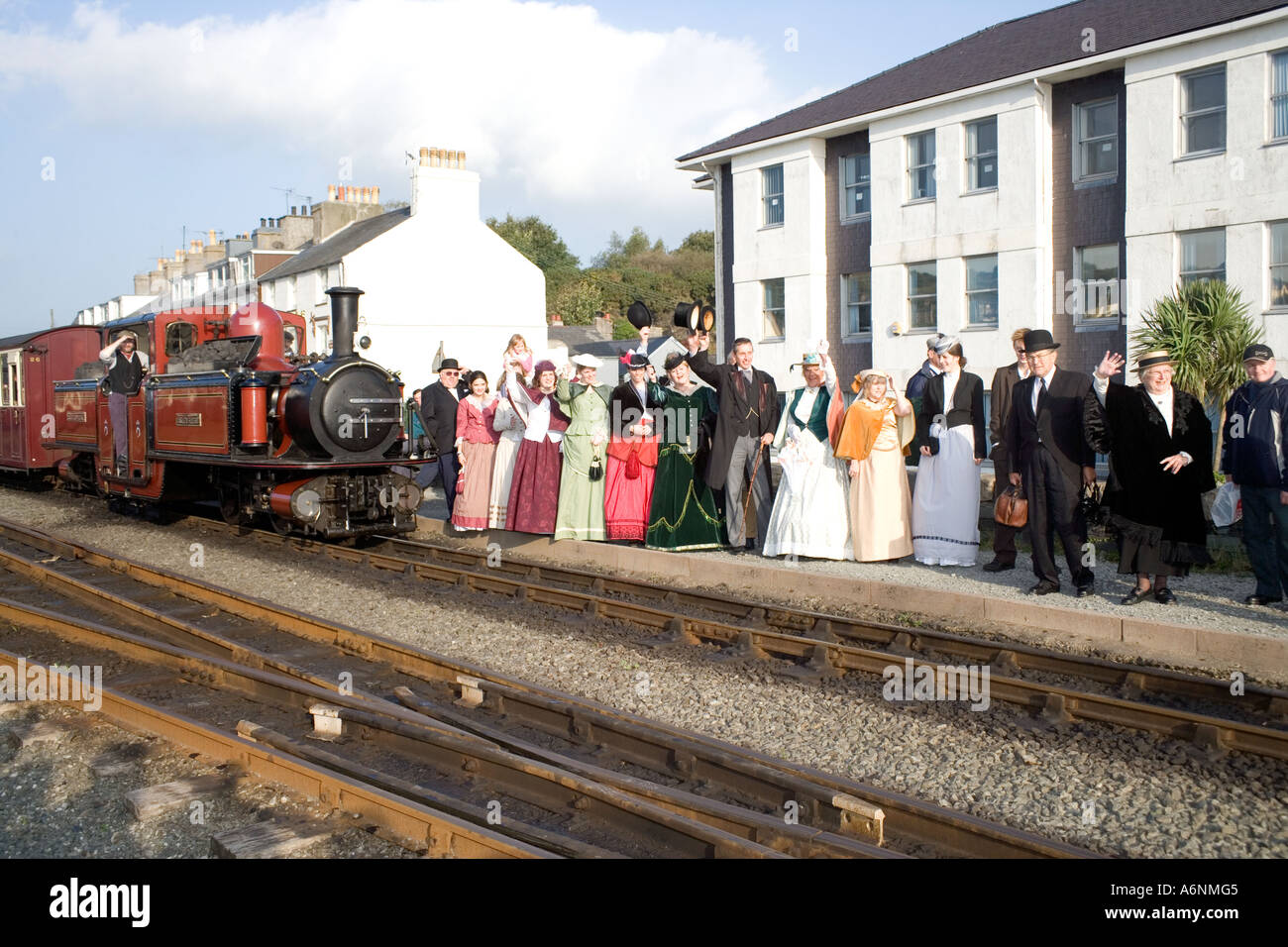 Victorian weekend October 2005 at Ffestiniog Steam Railway at ...