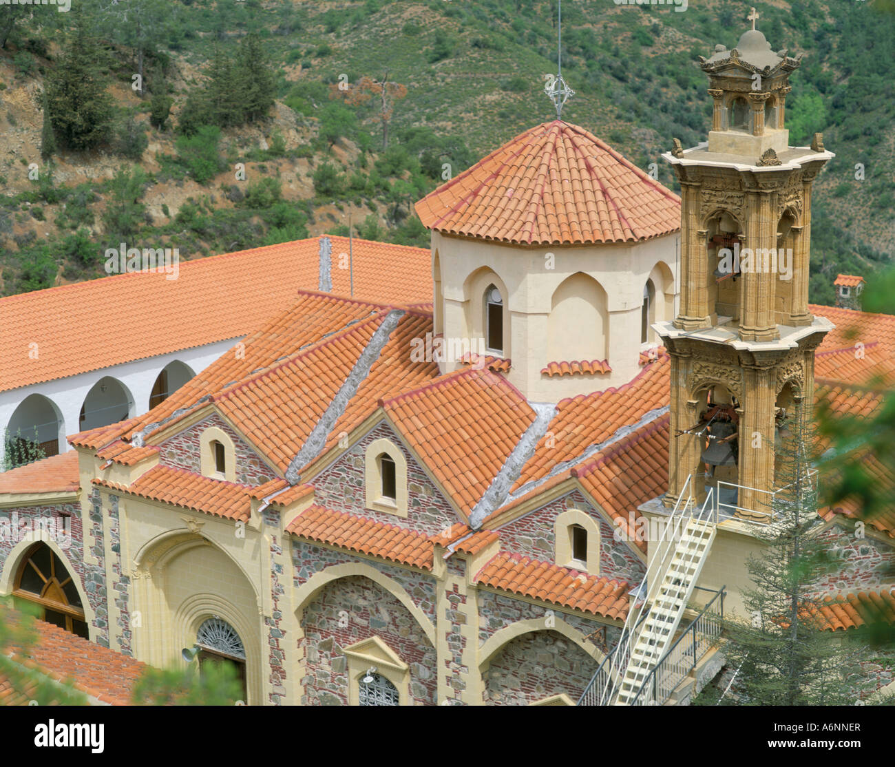 Machairas monastery Cyprus Mediterranean Europe Stock Photo - Alamy