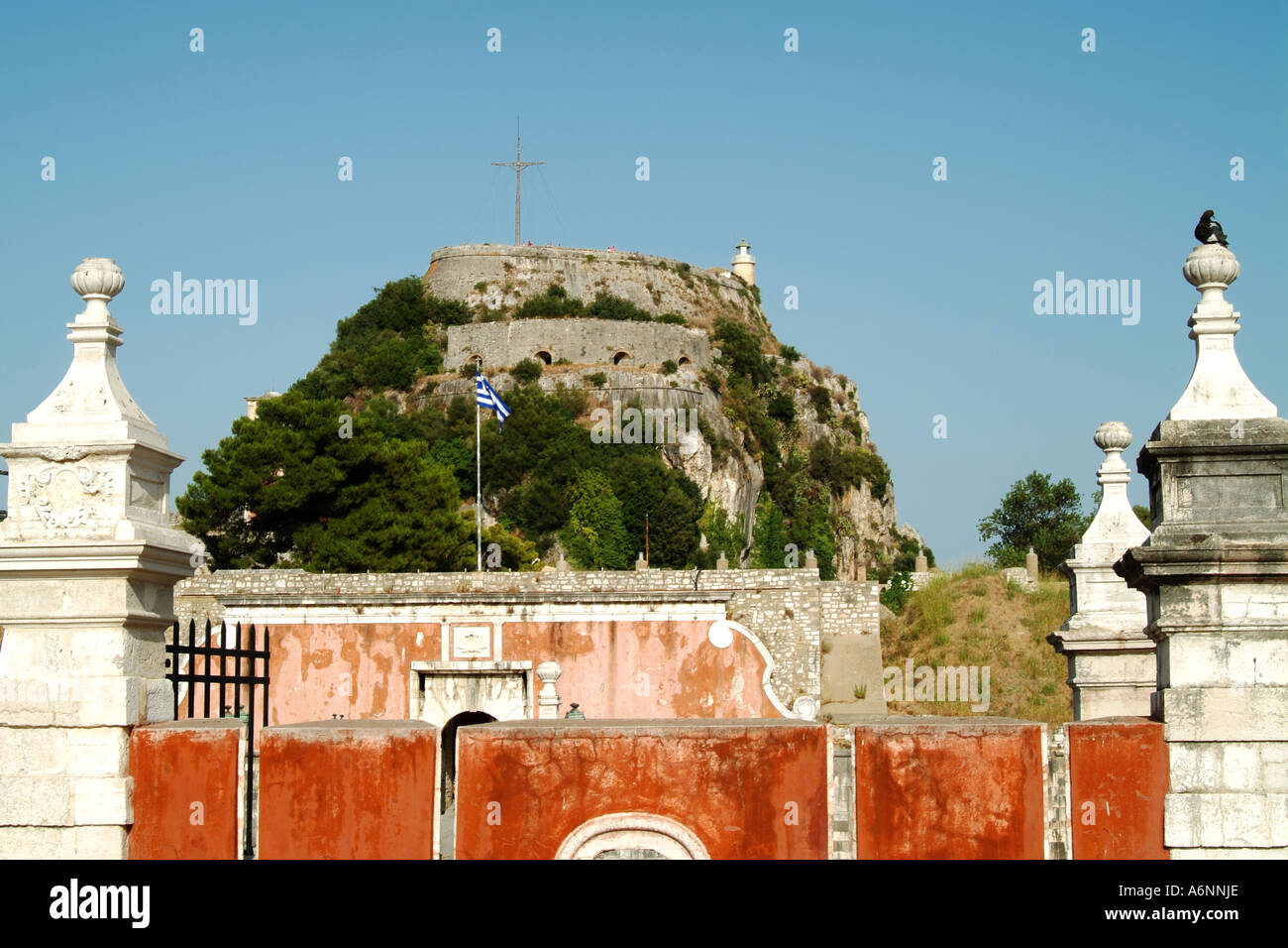 Fort Frourio, Corfu Town, Corfu Stock Photo - Alamy