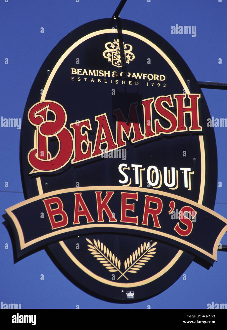 Beamish Sign Dublin Ireland Stock Photo - Alamy