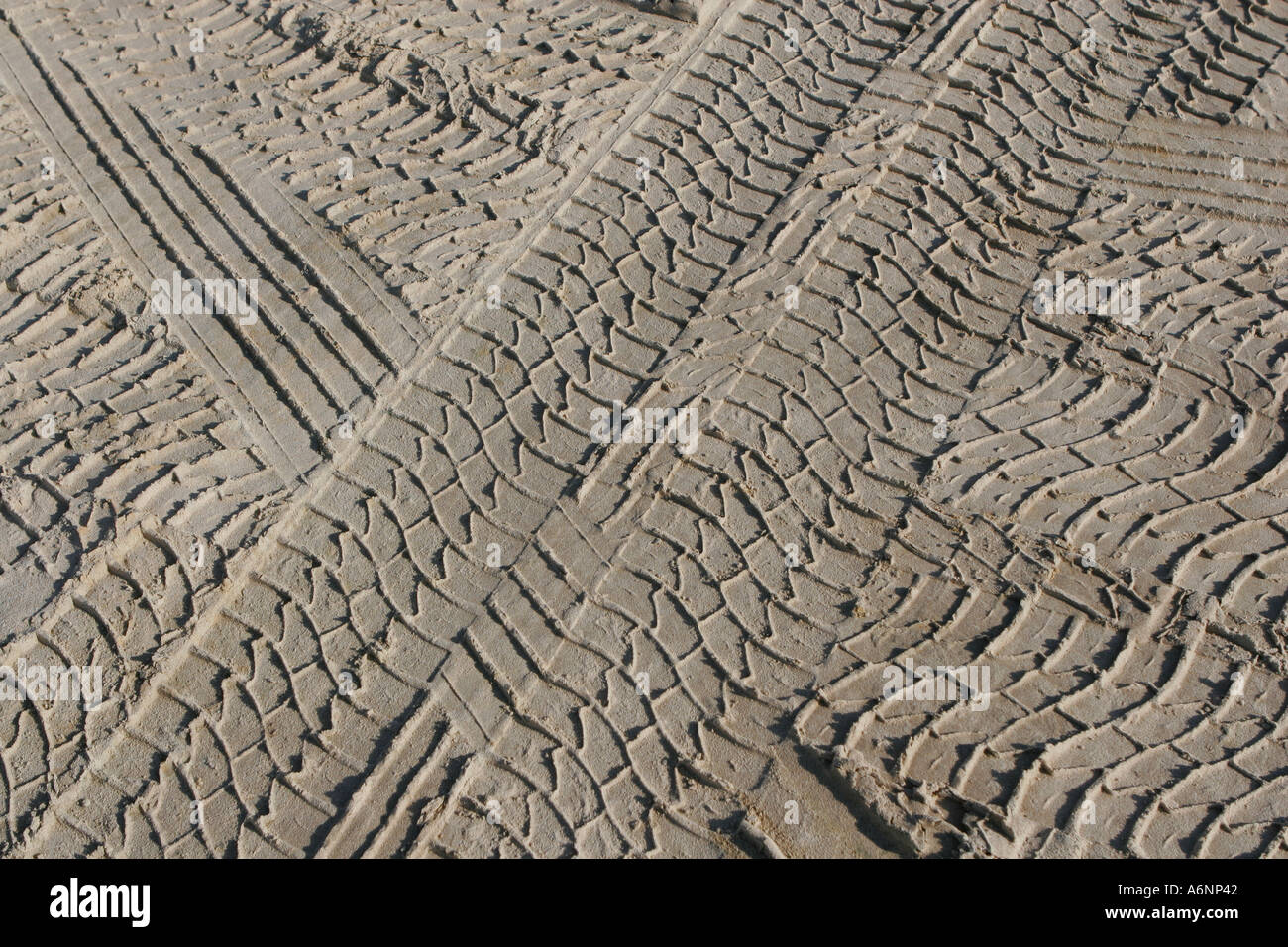 vehicle tracks in sand Stock Photo - Alamy