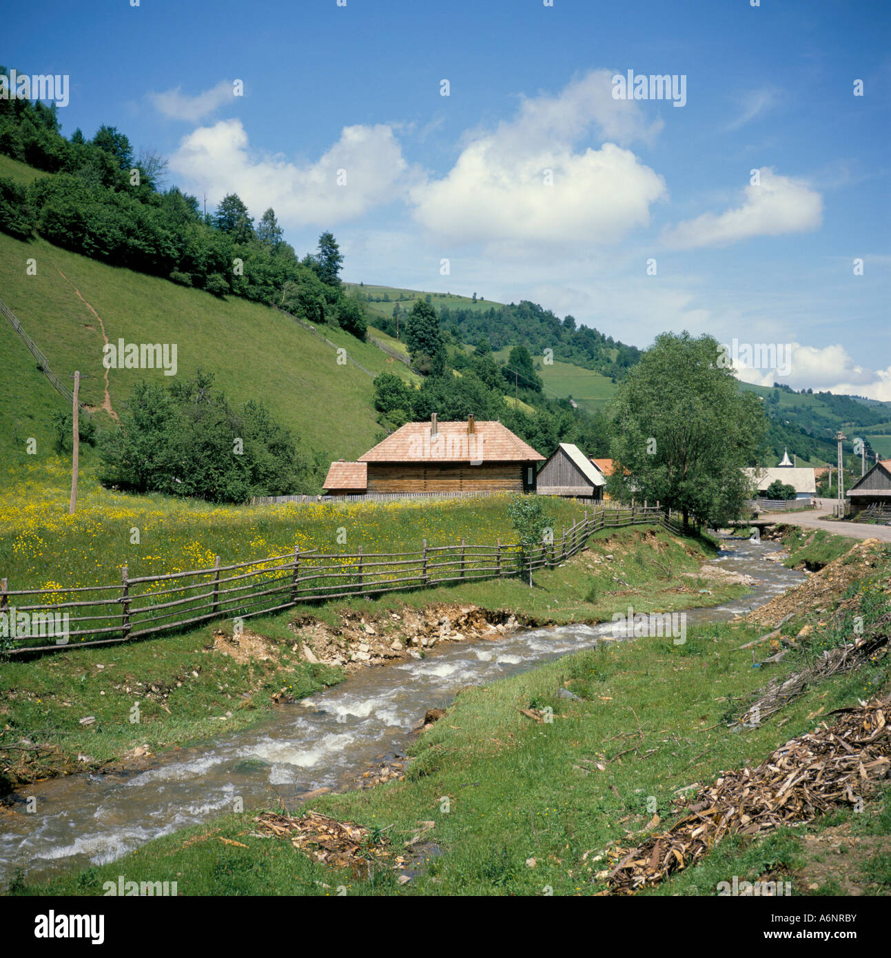 Seitin village Apuseni mountains Carpathian mountains Transylvania ...