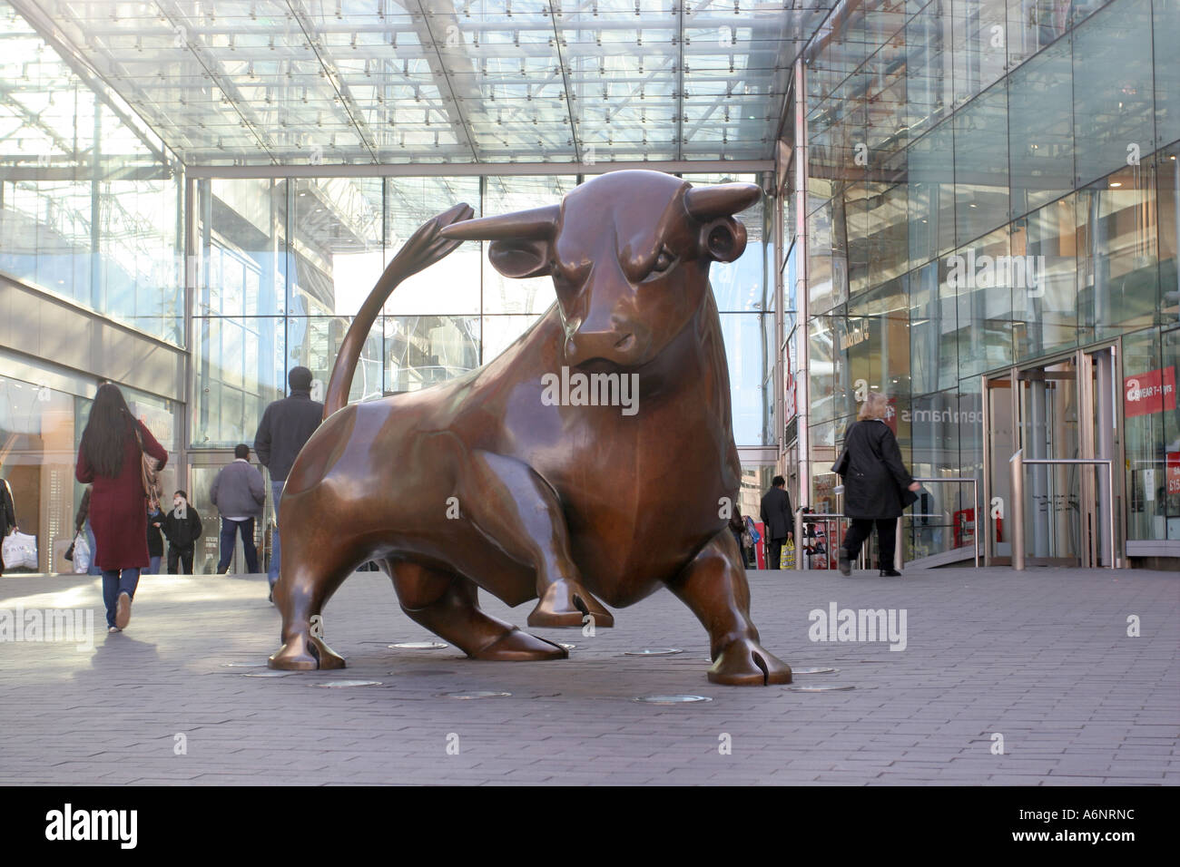 The Bullring Bull, Birmingham Stock Photo - Alamy