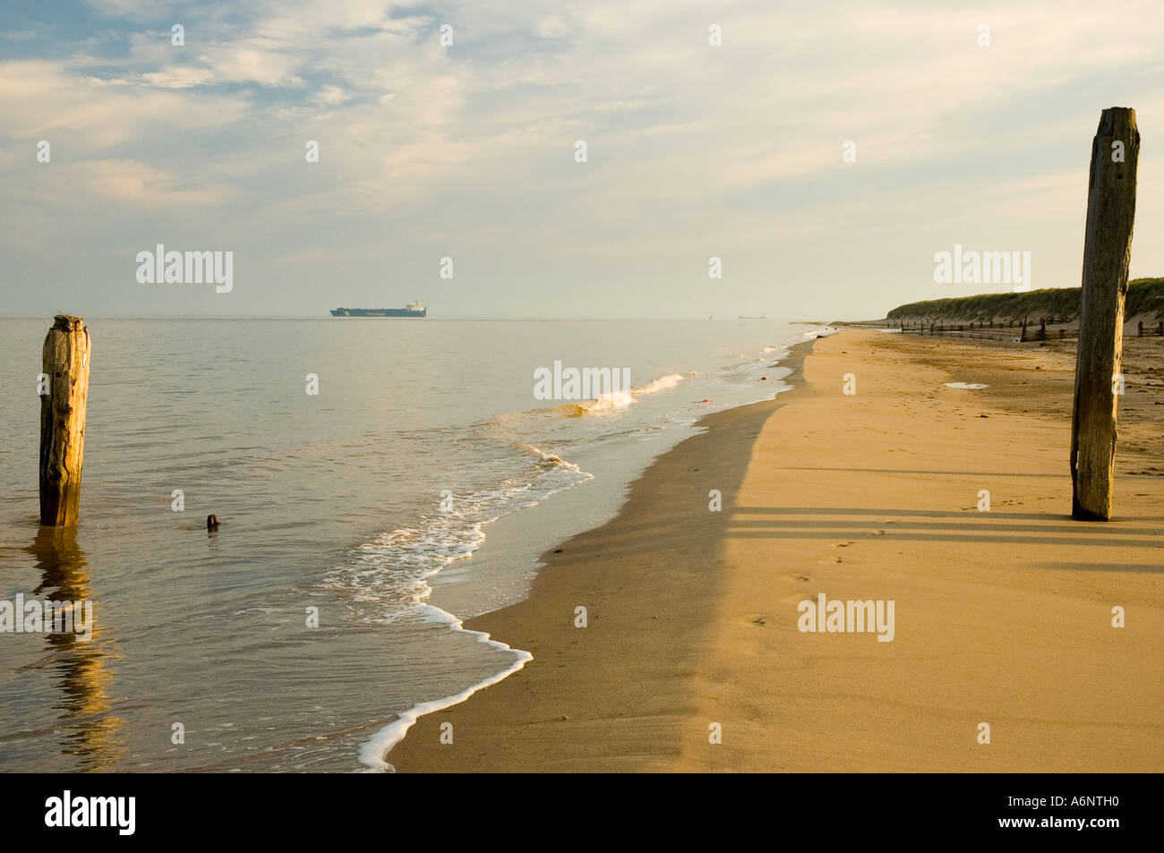 Spurnhead nature reserve beach scene Stock Photo - Alamy