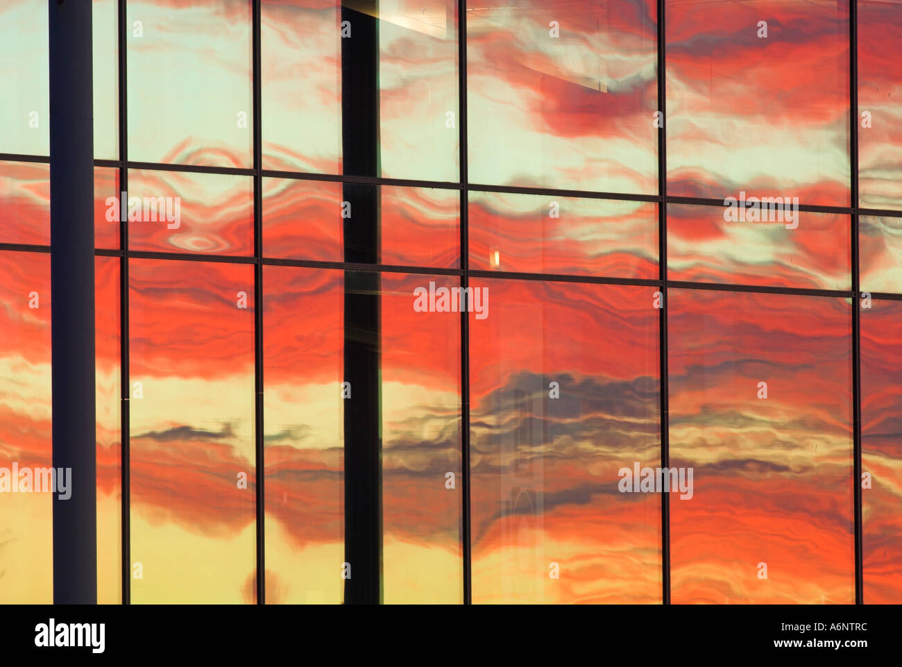 Windows at sunrise Stock Photo - Alamy